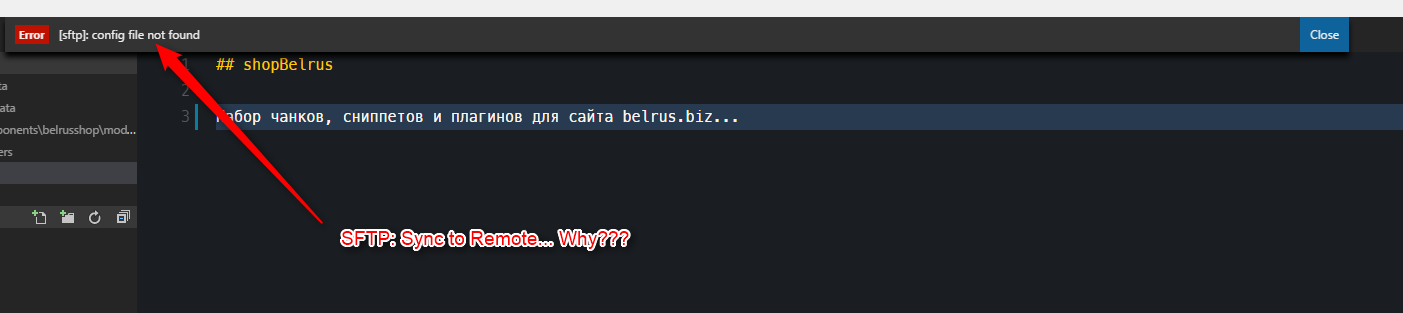 Config file not found on windows · Issue #1 · liximomo/vscode-sftp · GitHub